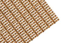 China Copper Color Facade Fabric Architectural Wire Mesh Made In Aluminum Flat Wire for sale