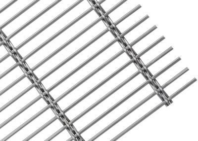 China Rod Crimped Wire Mesh , Stainless Steel Architectural Wire Mesh for Decoration for sale