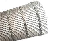 China Rolling Shutters Architectural Wire Mesh with Steel Rod And Cable Rope Wire for sale