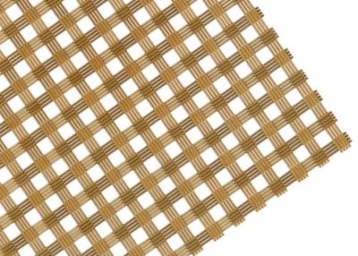 China Architectural Partition Wall Woven Wire Meat Mesh Stainless Steel Flat Diameter for sale