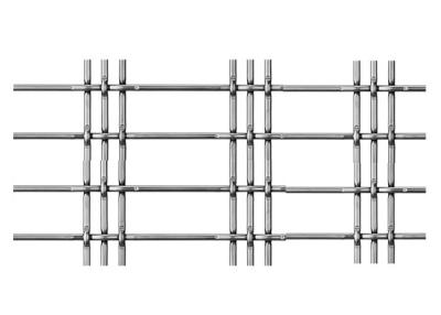 China Pre- Crimped Decorative Wire Mesh For Cabinets for sale