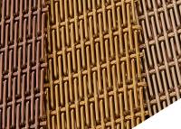China Crimped Type PVD Stainless Steel Bead Decorative Woven Mesh Pitch 2.5mmx5.4mm for sale