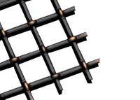 China Decorative Antique Bronze Plated Wire Mesh Wire Diameter 1.75mm Aperture 5mm for sale