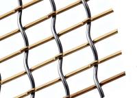China Lock Crimped Decorative Wire Mesh For Waiting Room Partition for sale