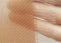 China Fabric Laminated Glass Interiors Copper Wire Mesh Soft Fine Wire for sale