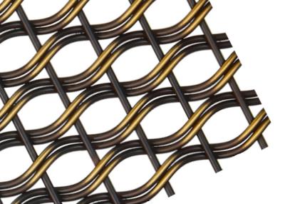 China Antique Plated Fish Hole Shape Decorative Wire Mesh Used For Facade Infill Panel for sale