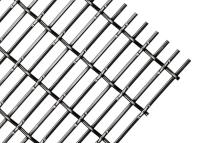 China Decoration Stainless Steel Architecture Ceiling Mesh With Rectangular Hole for sale
