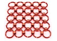 China Customized Chainmail Ring Metal Mesh Drapery For Shopping Mall Hotel Decoration for sale