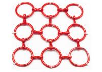 China Ring Metal Mesh Drapery For Hotel Interiors Partition Or Exterior Rain Screens for sale