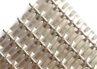 China Stainless Steel Crimped Woven Wire Mesh For Curtains Cabinet Door for sale