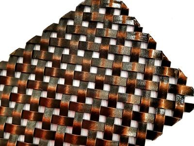 China Copper Plated Architectural Wire Mesh Stainless Steel 304 For Cabinets for sale