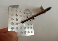 China 40x40mm Perforated Base Insulation Pins For Hvac System for sale