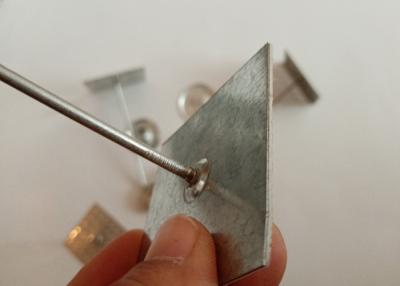 China Mild Steel Square Base Self Adhesive Insulation Pins For Hvac System for sale