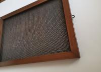 China Cable Rod Architectural Wire Mesh Fabric For Facade Cladding Or Room Divider for sale