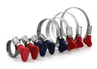 China German Handle Type Stainless Steel Hose Clamps For Automobile Oil Pipe for sale