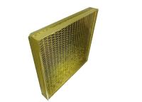 China PVB Luxury Metal Mesh Laminated Glass Space Partition for sale