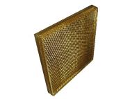 China PVB Luxury Metal Mesh Laminated Glass Space Partition for sale