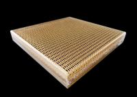 China Custom PVB Film Anti Fire Safety Fabric Laminated Glass With Copper Wire Mesh for sale