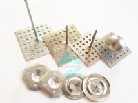 China 12Ga Perforated Base Insulation Hangers With Self - Locking Washer For Duct - Lining for sale