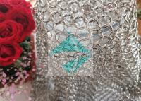 China DIY Handmade Aluminum alloy Light Partitioning Metal Ring Mesh With Electroplating Bronze Color for sale