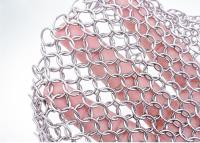 China Kitchen Cleaning 1.2mm X 10mm Stainless Steel Chainmail Ring Scrubber for sale