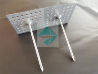 China 3.4mm Thickness ODM Stainless Steel Insulation Pins Perforated Base for sale