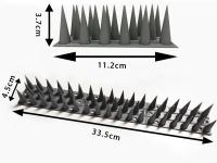 China Anti Climb Bird Deterrent Spikes Use For Rooftops Fence for sale