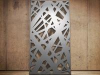 China 2000mm Height Restaurant Divider Laser Cut Aluminum Metal Mesh Screens for sale