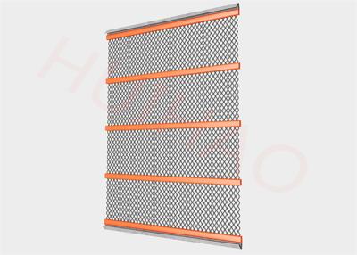 China Replacement Steel 0.9mm Self Cleaning Screen Mesh Anti Clogging Cloths For Gravel for sale