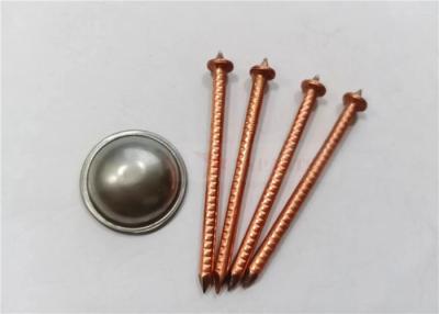 China Low Carbon Steel Cd Insulation Nails 3mm Diameter With Self Locking Washers for sale