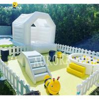 China Indoor Playground Inflatable Soft Play Equipment Party White Ball Pit For Kids for sale