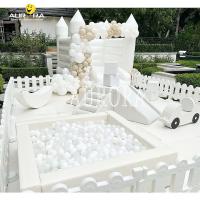 China Indoor Playground Inflatable Soft Play Equipment Party White Ball Pit For Kids for sale