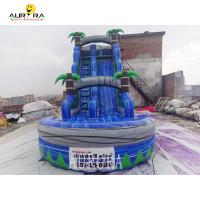 China Kids Commercial Inflatable Water Slide Playground Jungle Jump Water Slide for sale