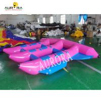 China Adults PVC Tarpaulin Inflatable Water Toys Aqua Park Inflatable Flying Fish Boat for sale