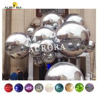 China Outdoor Inflatable Floating Ball Indoor Advertising Decoration Disco Mirror Ball for sale