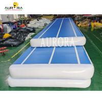 China Yoga Inflatable Air Track 20cm Thickness Gymnastics Air Track Mat for sale