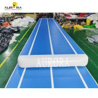 China Yoga Inflatable Air Track 20cm Thickness Gymnastics Air Track Mat for sale