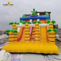 China Yellow All Ages Commercial Inflatable Slide Customized For School Events Fun And Safe for sale