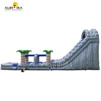 China Grayish Blue PVC Inflatable Tunnel Slide For Adventure Seekers for sale