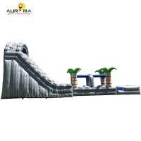 China Grayish Blue PVC Inflatable Tunnel Slide For Adventure Seekers for sale