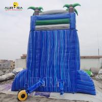 China OEM Event Blue Double Lane Inflatable Slide For All Occasions for sale
