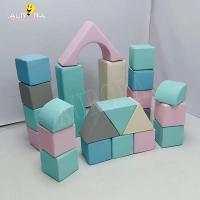 China Pastel Baby Soft Play Climbing Blocks For Party Rental Custom Soft Play Equipment for sale