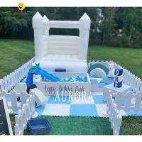 China Indoor Playground Inflatable Soft Play Equipment Party White Ball Pit For Kids for sale