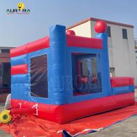 China Spider Man Theme Colorful Inflatable Bouncy Castle Bouncer Combo Customized for sale