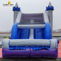 China Backyard Kids Inflatable Bouncy Castle PVC Jumping Bounce House With Slide for sale
