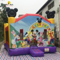 China Minnie Mouse Inflatable Bounce House Inflatable Mickey Jumping Castle For Kids Park for sale
