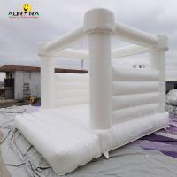 China Wedding White Inflatable Bounce House Outdoor Jumping Bouncy Castle for sale