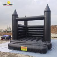China PVC Black Inflatable Bounce House Waterproof Playground Bounce House for sale