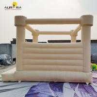 China Inflatable Beige Bouncy Castle Bouncing Castle Commercial UV Resistant for sale