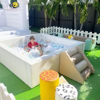 China White Green Inflatable Soft Play Equipment Indoor Outdoor With Bounce House for sale